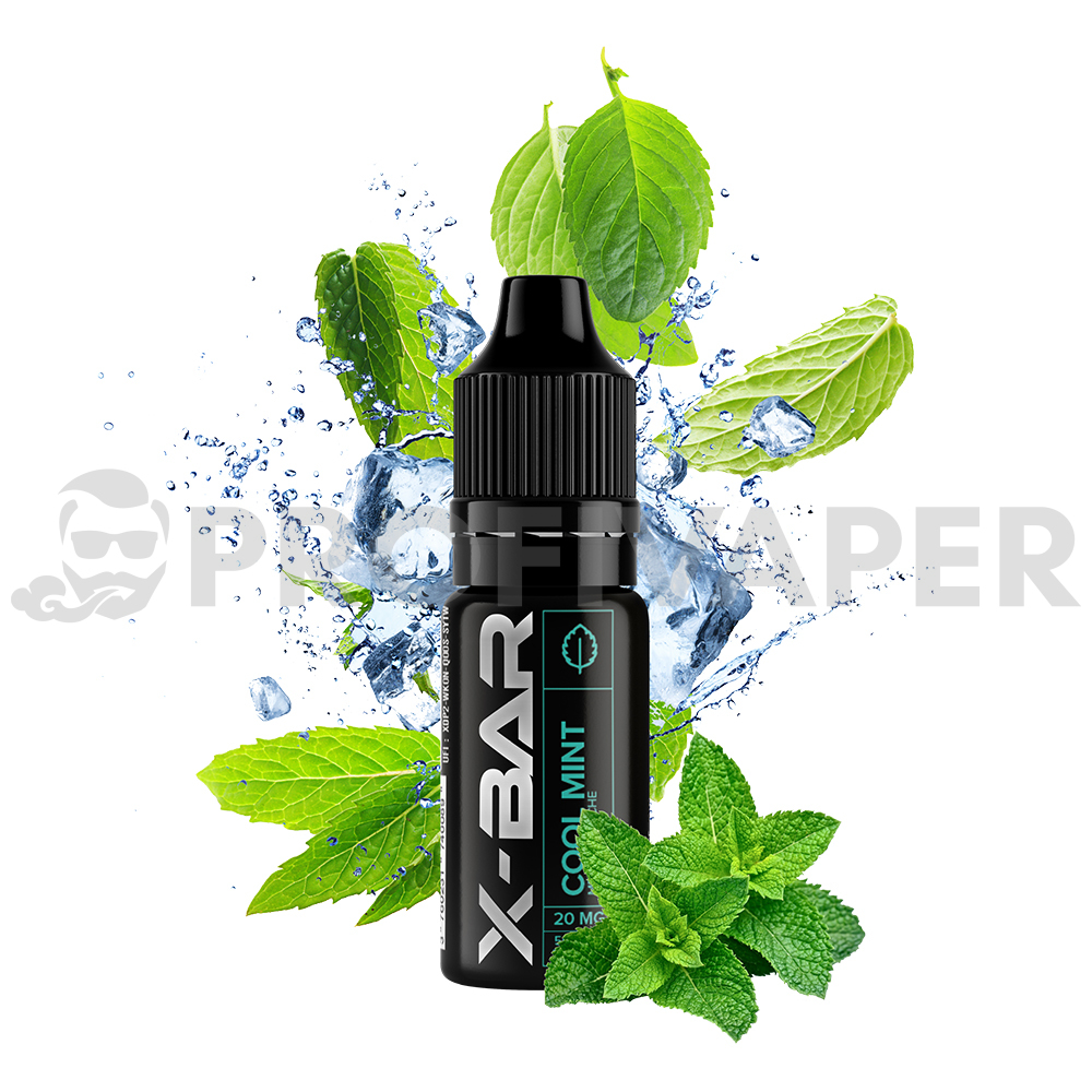 J-Well X BAR Nic SALT - Chladivá máta (Cool Mint) 10ml - Profivaper